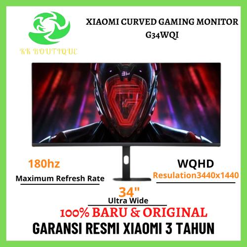 Jual Xiaomi Curved Gaming Monitor G34WQI GARANSI RESMI - Jakarta Pusat ...