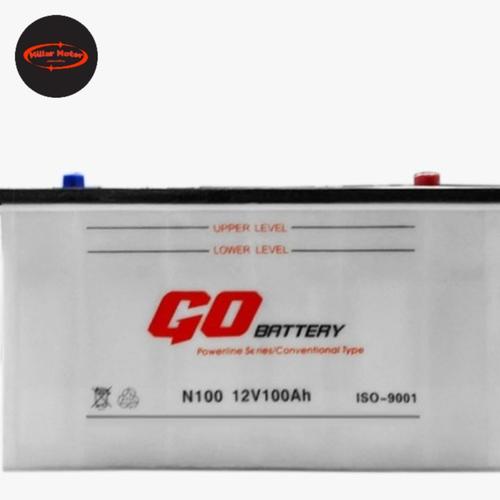 Jual Aki Basah Go Battery N100 12V 100Ah Genset Kapal Excavator Hardtop ...