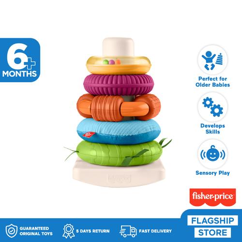Jual Fisher-Price Sensory Rock-A-Stack Roly-Poly Stacking Toy - Mainan Edukasi Anak - Kota ...
