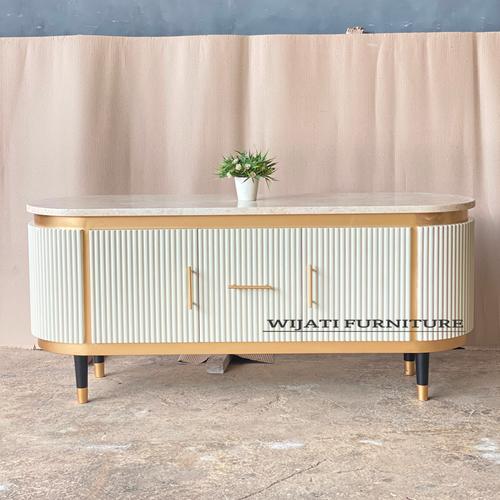 Jual Buffet Marmer Credenza Modern Meja Tv Custom Cabinet Salut Cat ...