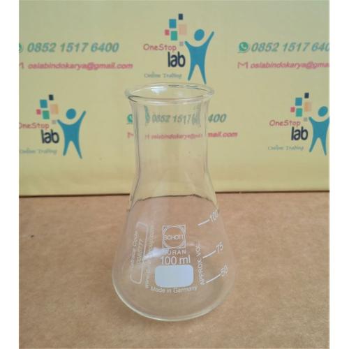 Jual DURAN Erlenmeyer glass WN 50 ml Labu Erlenmeyer leher lebar - Kab ...