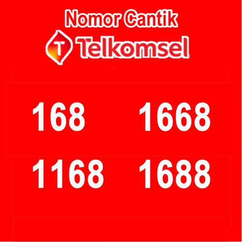 Jual nomor cantik hoky i lu fa simpati prabayar 4g 168 1168 1668 1688 - 08525 7779 168 - Kota ...