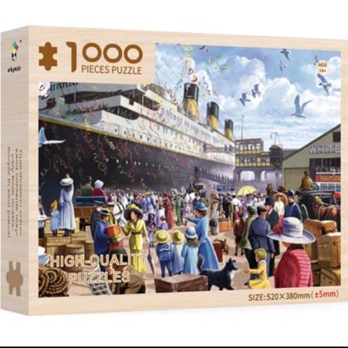 Jual Jigsaw Puzzle Titanic 1000 pc bahan kayu - Kota Surabaya - PROMO ...