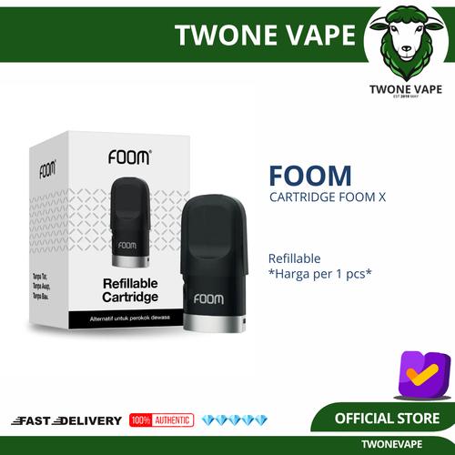 Jual Cartridge Foom X Refillable Pod Replacement / Catridge Foom Pod X ...