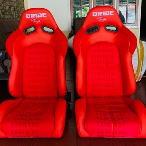 Jual Jok Mobil Bride Racing Full Merah Gradasi (replika) Jok Simulator ...