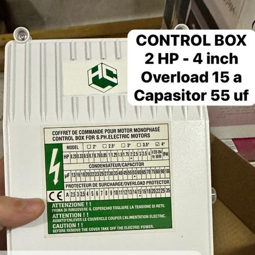Jual CONTROL BOX 2 HP 4 INCH 55 UF overload 15 a HCL - Jakarta Utara ...
