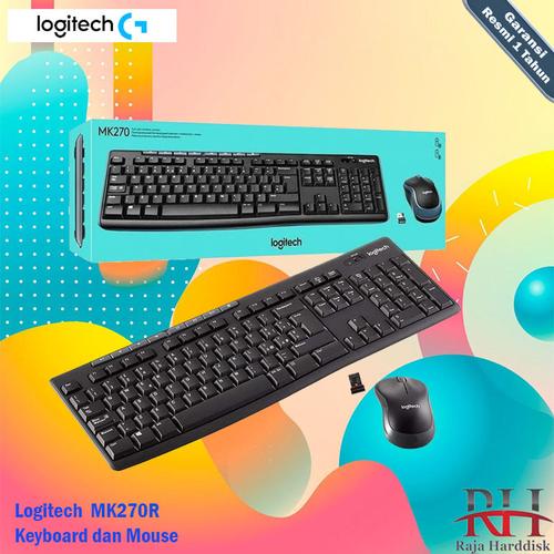 Jual Logitech Wireless Mouse Keyboard Mk270r Combo Mk 270r Original Jakarta Pusat Raja