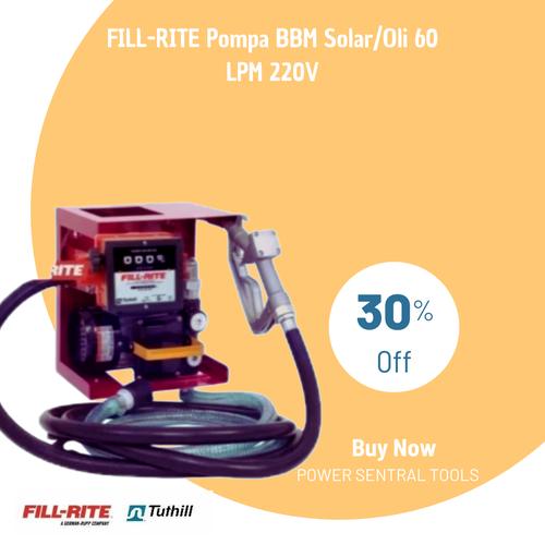 Jual Flow meter Solar Set FILL-RITE Pompa BBM Solar/Oli 60 LPM 220V ...