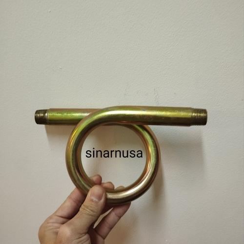 Jual Siphon Besi Type O Drat 1/4 " inchi - Syphon O Pressure Gauge ...