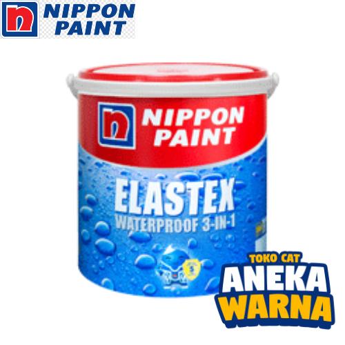 Jual Elastex waterproof 3 in 1 Nippon Paint Sashay Red 5kg dan 1kg ...