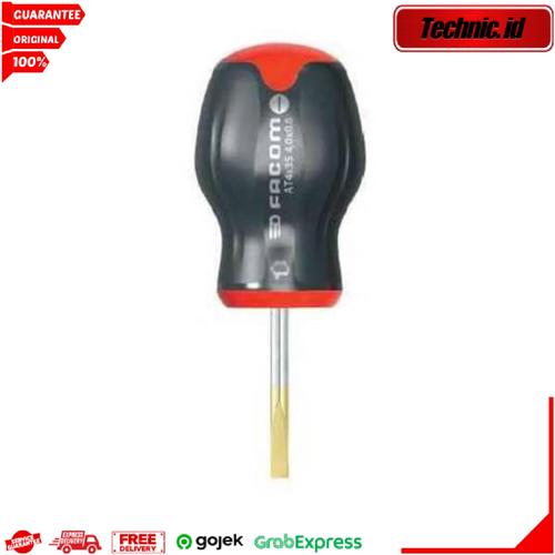 Jual Facom Obeng Stubby Minus 4x25 Mm At4x25 Screwdriver Stubby Hand ...