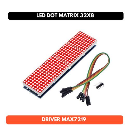 Jual LED Dot Matrix 32x8 Driver MAX7219 Display Module Modul - Kota ...