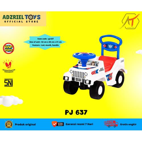 Jual AdzrielToys PJ 637 SHP ride on mainan anak mobil dorongan roda ...