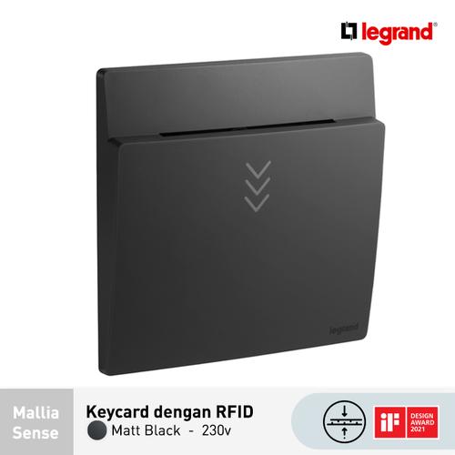 Promo Legrand Saklar Mallia Sense Keycard Hotel - RFID - 230V - Matt ...