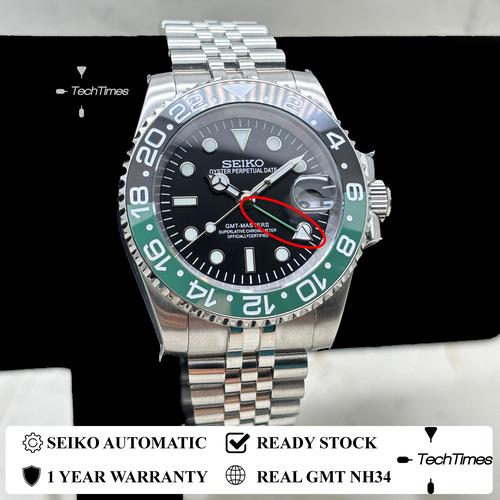Jual Seiko Mod Seikomod Sprite NH34 GMT Automatic Seikomods Sprite ...