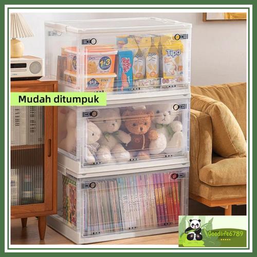 Jual Container Box Lipat Penyimpanan Serbaguna Beroda Rak Lemari Kotak ...
