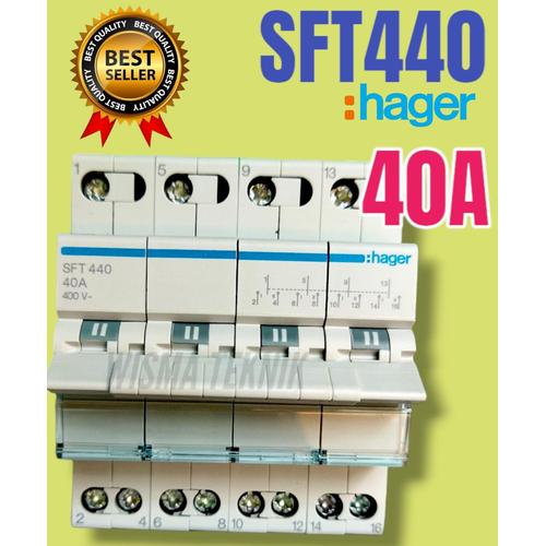 Jual COS/CHANGE OVER SWITCH/OHM SAKLAR HAGER 4P 40A TYPE SFT440 ...