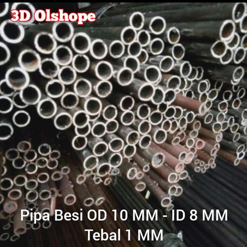 Jual Pipa Besi OD 10 MM X ID 8 MM X 900 MM / 90 CM ( Tebal 1 MM ...