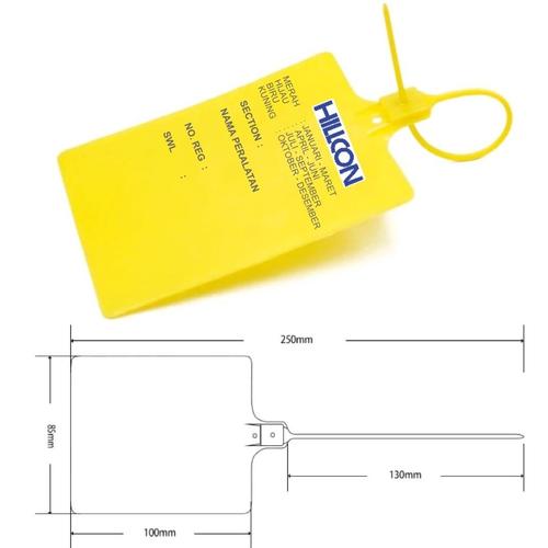 Jual 4 warna : merah, biru, hijau, kuning. inspection tag label ...