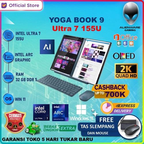 Promo LENOVO YOGA BOOK 9 OLED TOUCH ULTRA 7 155U 32GB 1TB W11+OHS 2X13 ...