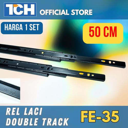 Jual Rel Laci Double Track 50 cm TCH Slide Ball Bearing Dobel Trek ...
