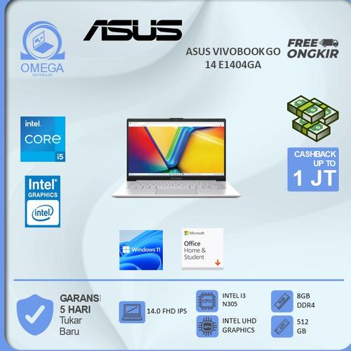Jual Asus Vivobook Go 14 e1404ga i3 n305 8core 8gb 512gb w11+ohs 14 ...
