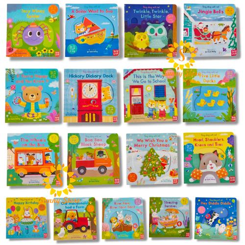 Jual Sing Along with Me Boardbook - Segel - Push Pull Slide Nursery ...