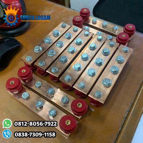 Jual busbar tembaga 5mm x 30mm x 150mm - busbar grounding - Busbar ...