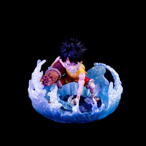 Jual Action Figure Monkey D Luffy Arc Marineford Statue One Piece LED ...