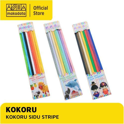Jual KERTAS KOKORU STRIPES / KOKORU PAPER STRIPES ISI 56 LEMBAR MURAH ...