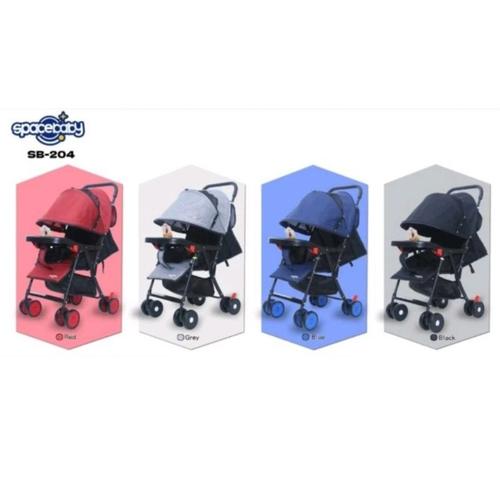 Jual Stroller Spacebaby SB 204 Kereta Dorong Space Baby - Abu-abu, SB ...
