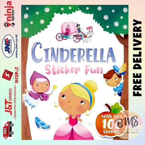 Jual Fairy Tale Sticker Fun CINDERELLA Sticker Fun activity book - Kota ...