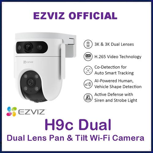 Jual Ezviz H9c Dual-Lens 3K (5MP + 5MP) Smart Home Wi-Fi Pan Tilt IP ...