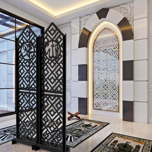 Jual Sekat Pembatas Ruangan Laser Cut Mushola Rumah | Sketsel Dekorasi ...