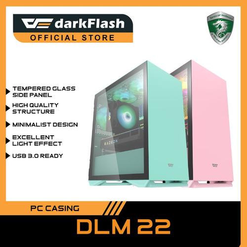 Jual darkFlash DLM22 M-ATX PC Casing [No Fan] - Gatotkaca Electronics ...