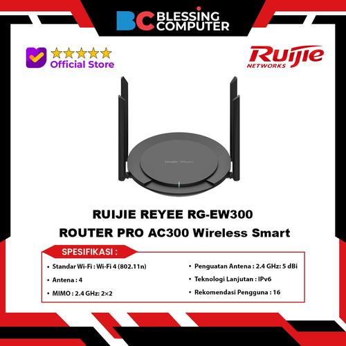 Jual RUIJIE REYEE RG-EW300 ROUTER PRO AC300 Wireless Smart - Kota ...