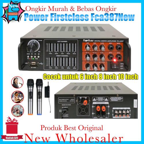 Jual Power Amplifier karaoke rumahan Firstclass FCA387New Bluetooth ...