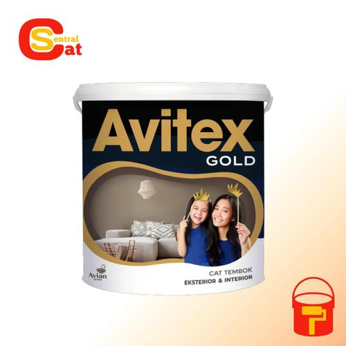 Jual Cat Tembok Interior Eksterior Avitex Gold 5kg - GRANITE GREY ...