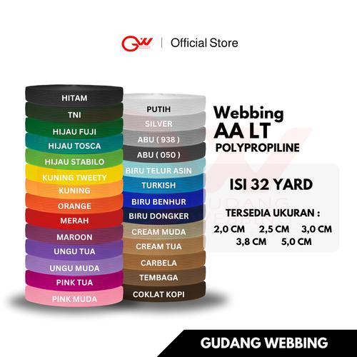 Jual Tali Webbing - AA LT 2,5 warna - ECERAN - Carbella - Kota Bandung ...