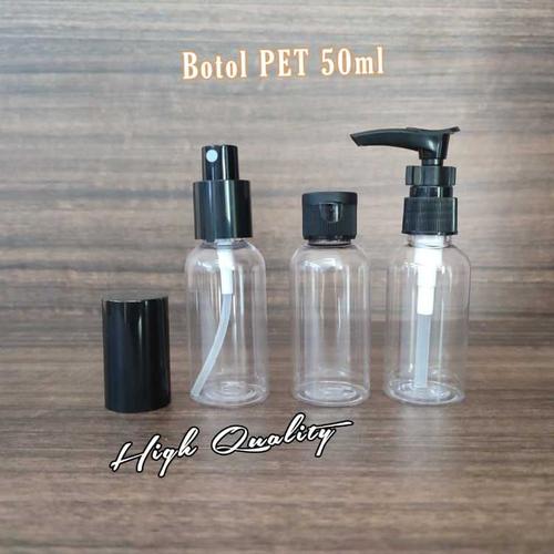 Jual Botol Plastik PET Fliptop Spray Pump 50ml Botol sanitizer botol ...