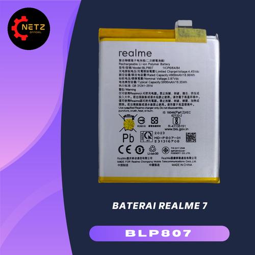 Jual BATERAI REALME 7 BLP807 KUALITAS ORI 100% - Kota Surabaya - NET'Z ...