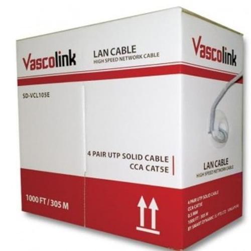 Jual 1 ROLL KABEL LAN VASCOLINK UTP CAT 5E/6E GREY INDOOR [305 METER ] - Kota Semarang - CCTV ...
