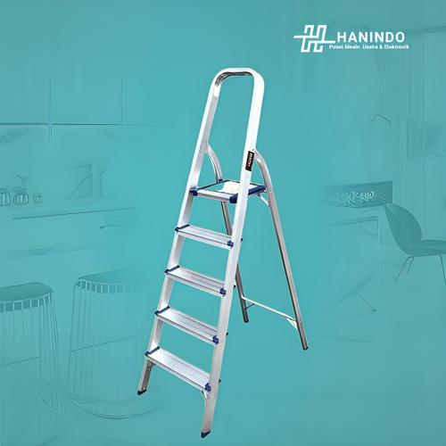 Jual Tangga Rumah Aluminium 5 Step Tingkat Tanjakan 1,2 1.2 Meter M ...