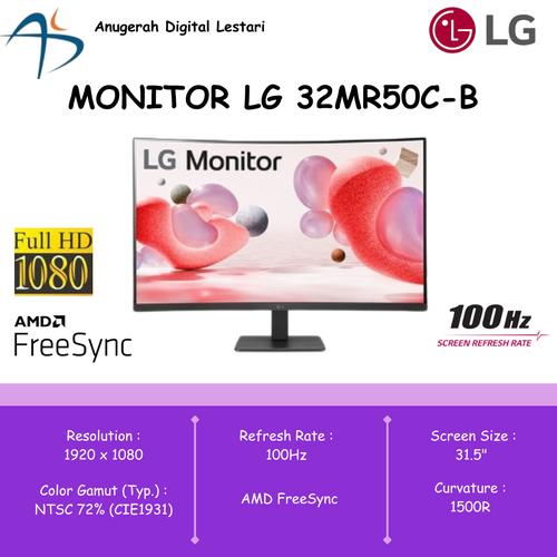 Promo LG Monitor 32MR50C-B 32'' Curve Monitor FHD with AMD FreeSync ...