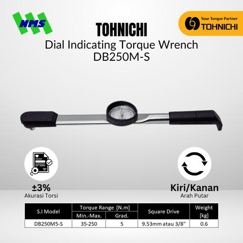 Jual Kunci Torsi Tohnichi DB250M-S 50 - 250 kgf.cm Dial Torque Wrench ...