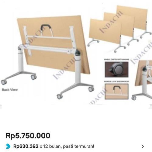 Jual Meja lipat / Folding tables / work station 150x75x75, rangka dan ...