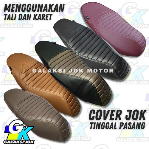 Jual Cover Jok Motor Caferacer Tinggal pasang Scoopy Vario PCX Beat ...