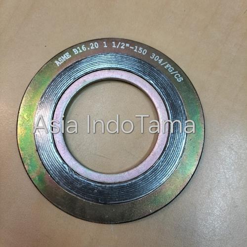 Jual Spiral Wound Gasket Ansi 150 Carbon Steel 4"inch / SWG Ansi150 ...