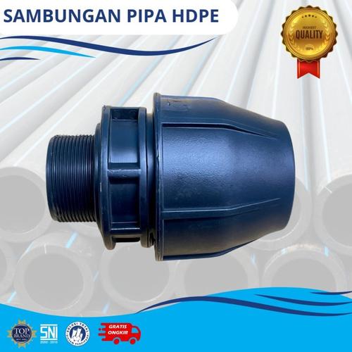 Jual male thereaded coupling - fitting compression pipa hdpe - 32x1 ...