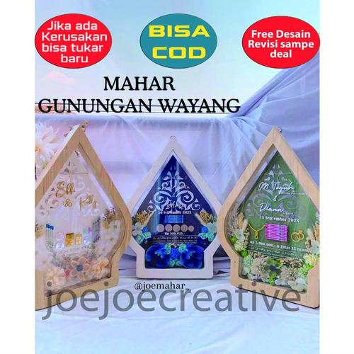 Jual simbolis Mahar Gunungan Wayang premium Simbolis nikah wayang ...